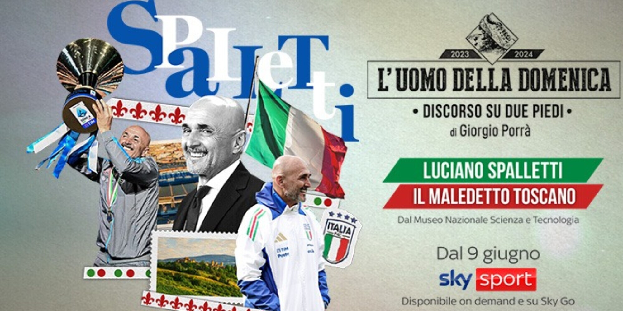 L'uomo della domenica su Sky è Luciano Spalletti: il maledetto toscano
