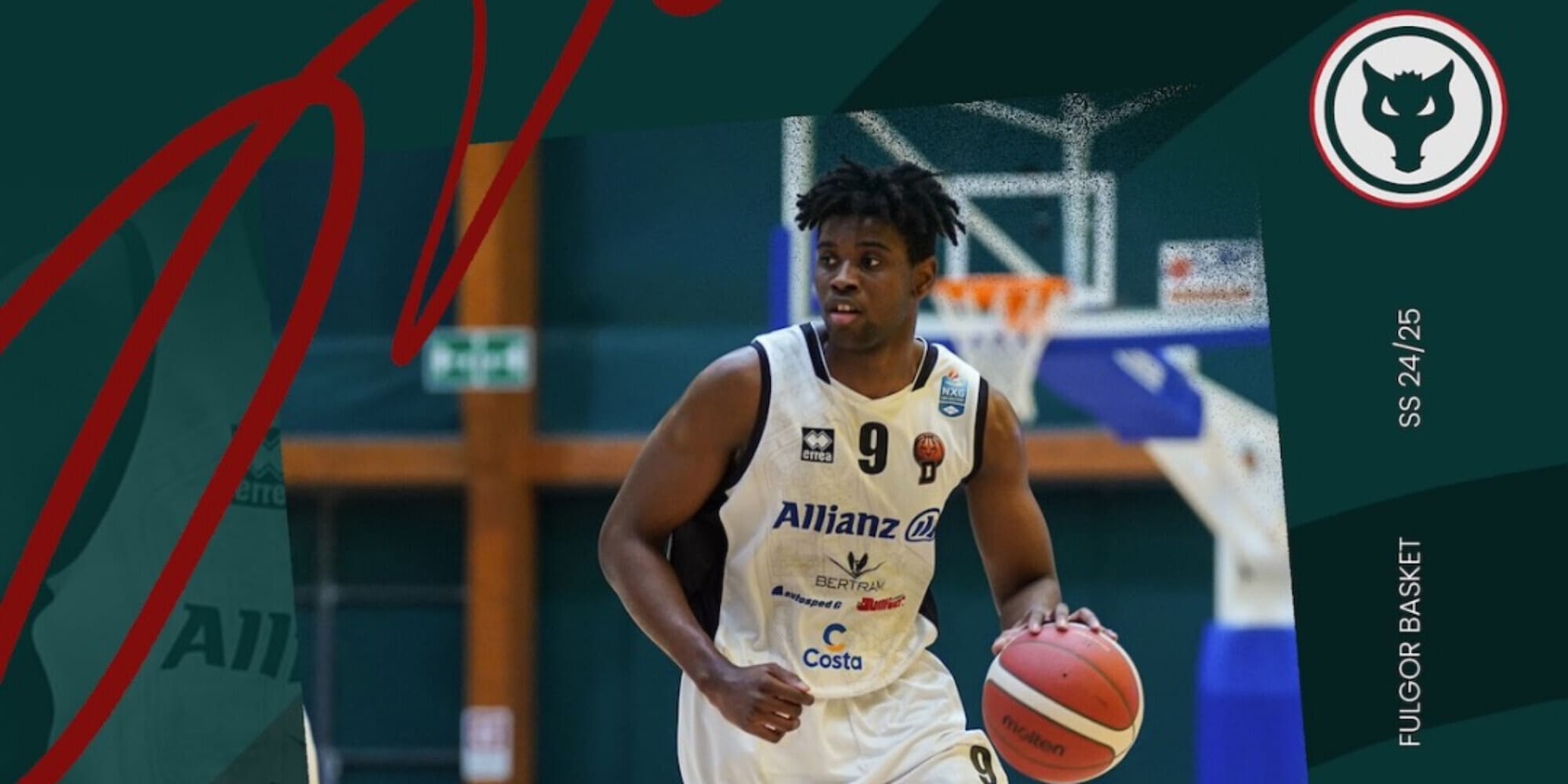 Fulgor Basket: Gloris Tambwe è rossoverde!
