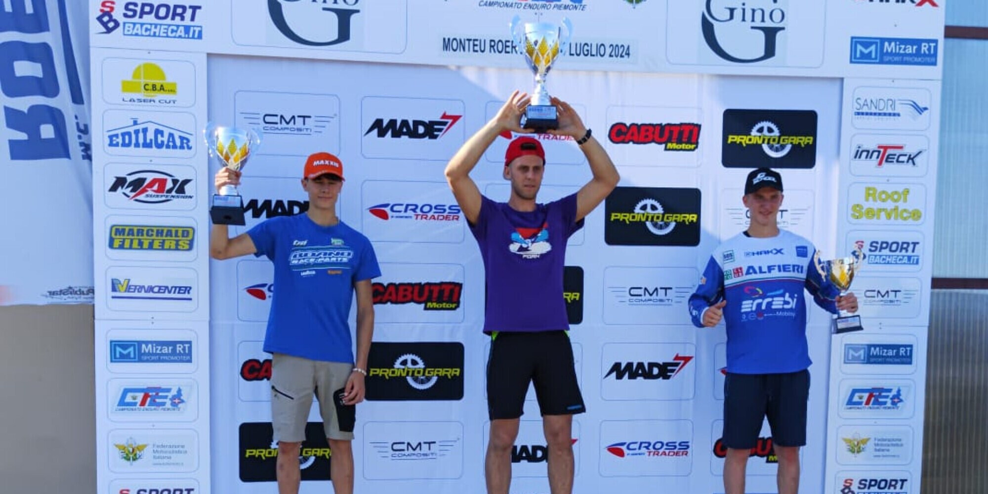 Il moto club Alfieri fa il pieno di vittorie al regionale di Monteu