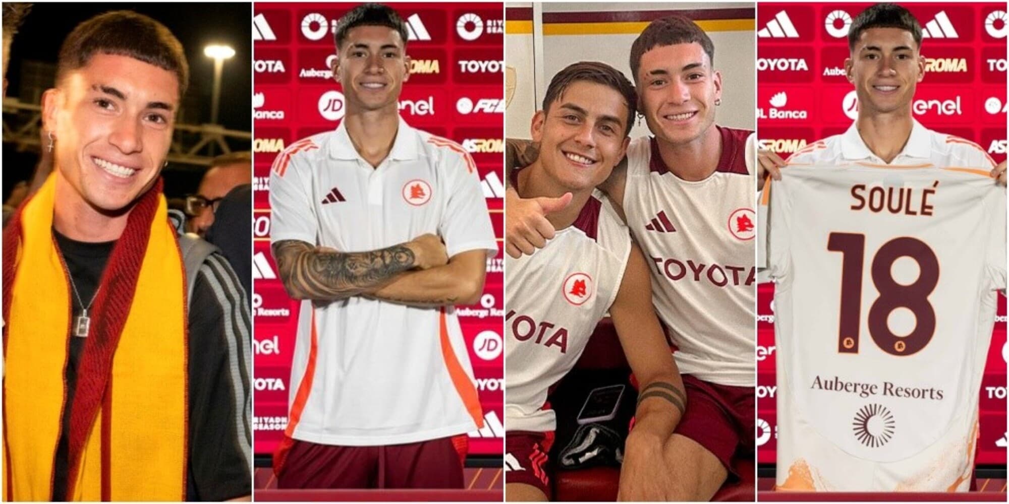 Soulé alla Roma, ufficiale: le cifre Juve e la foto con Dybala