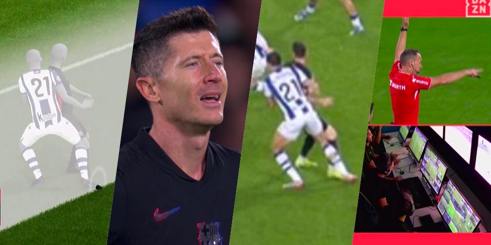 Var senza senso, bufera in Spagna: con Lewandowski succede l’incredibile