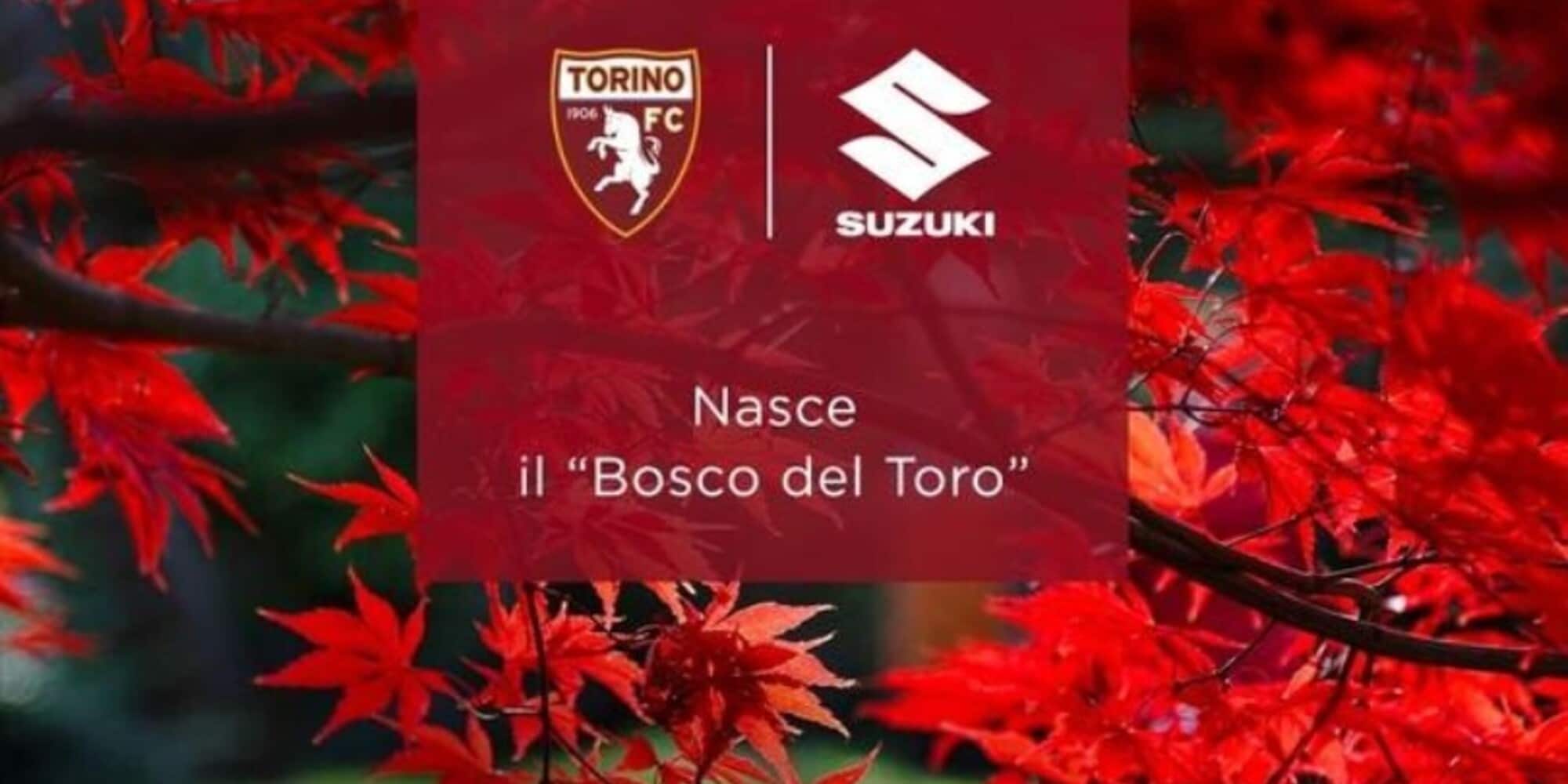 Suzuki e Torino F.C: dalla partnership nasce il "Bosco del Toro"