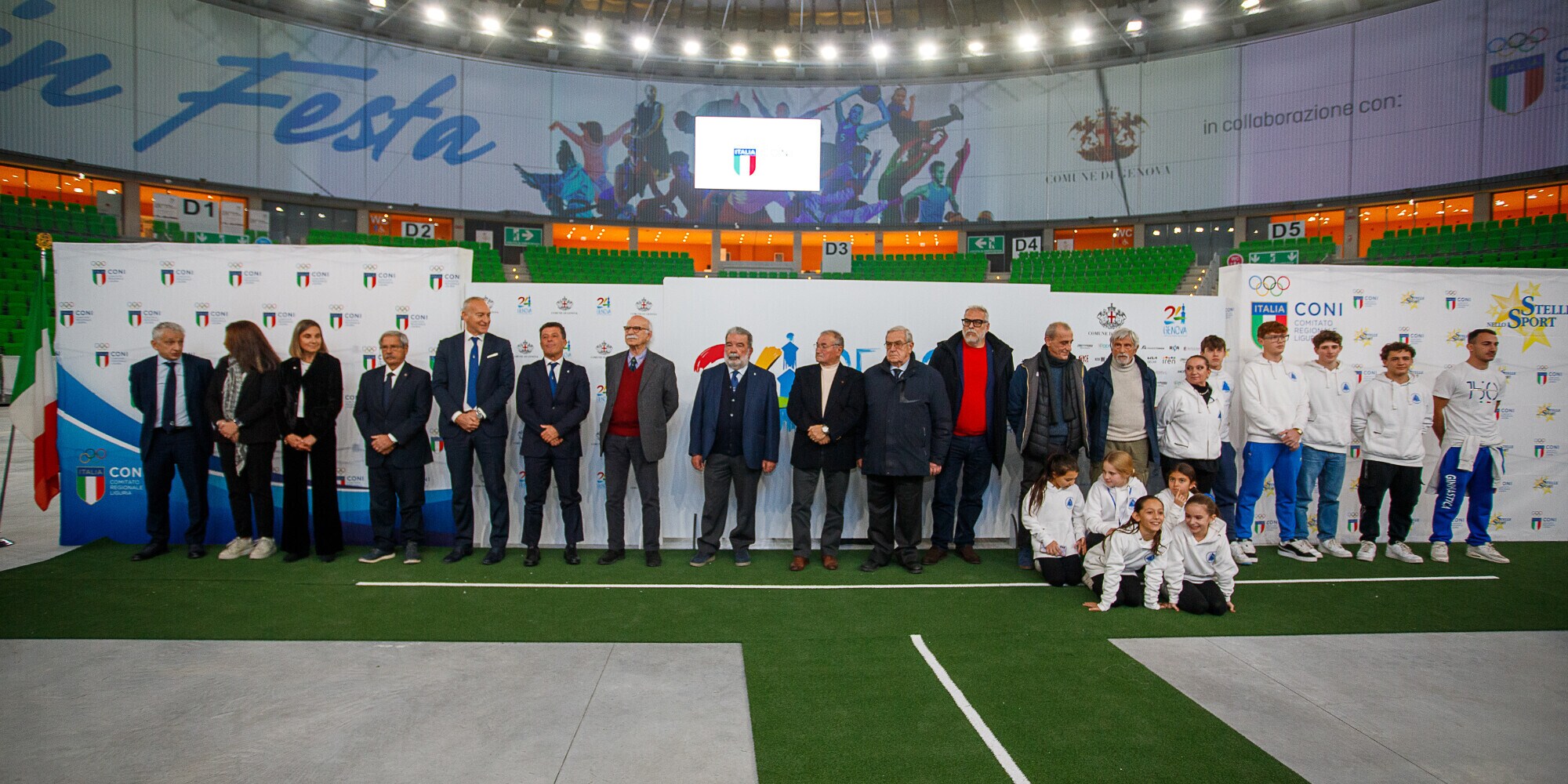 “Genova in festa”. Tutte le realtà sportive premiate al Palasport