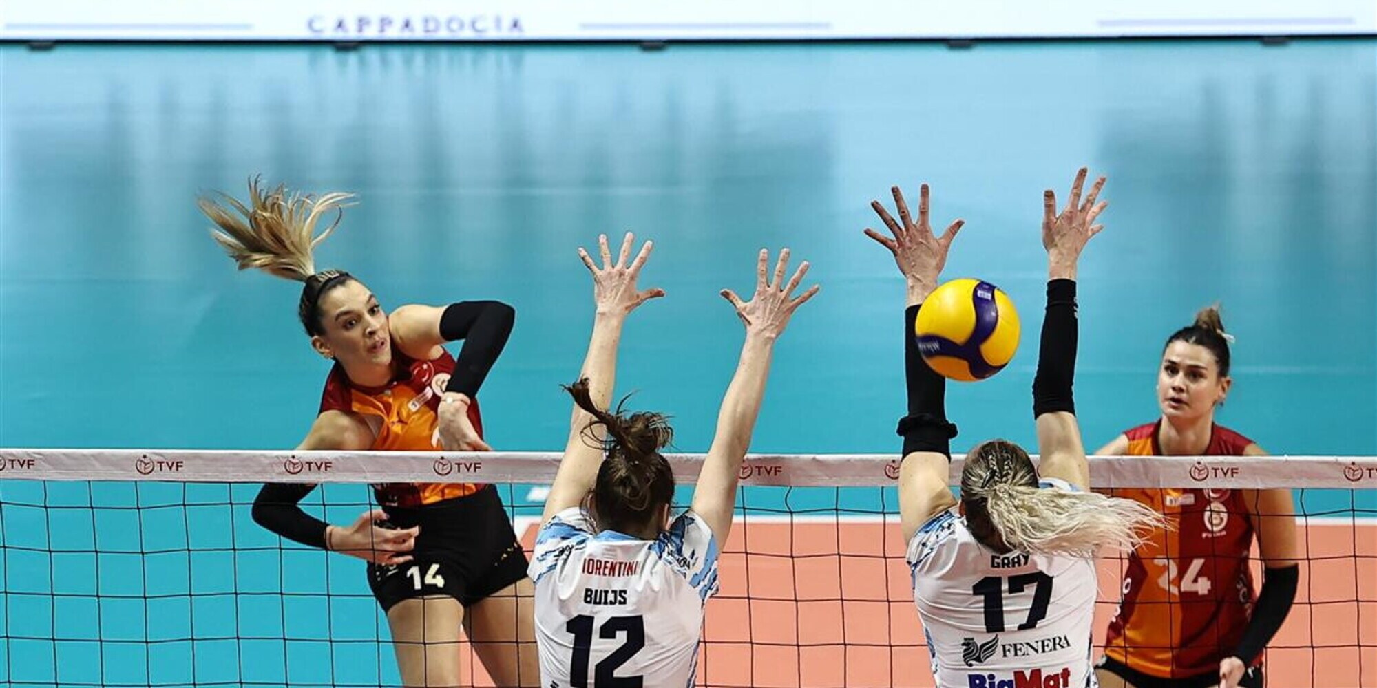 Challenge Cup: Chieri va a vincere in casa del Galatasaray