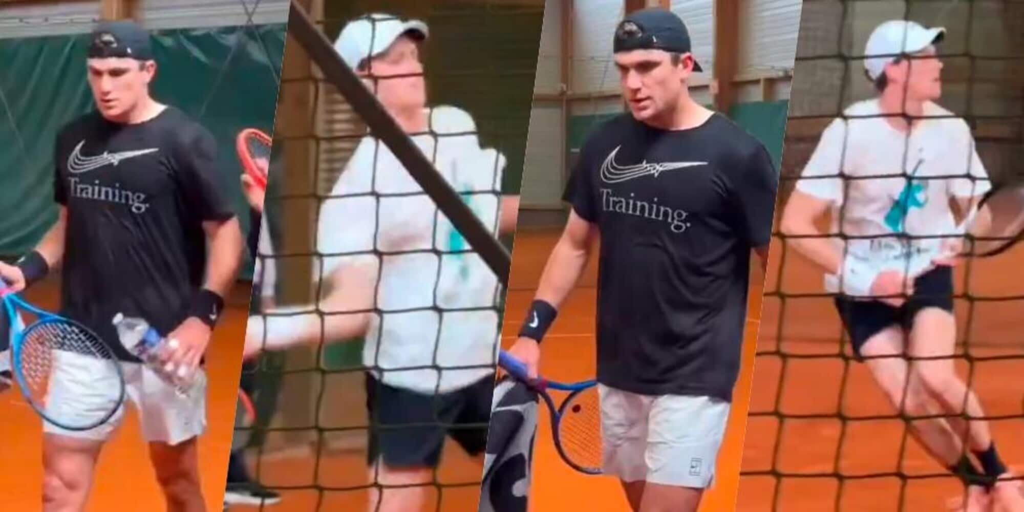 Sinner torna in campo a Montecarlo: allenamento indoor sulla terra ...