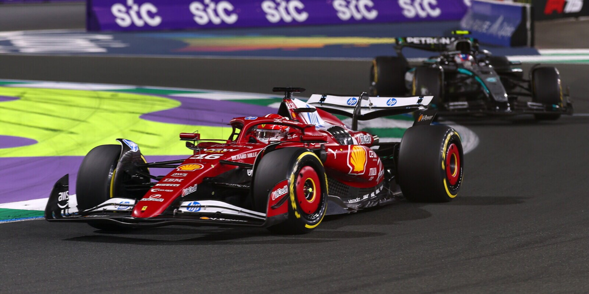 Leclerc di carattere: terzo nel Gp dell'Arabia! Primo podio Ferrari ...