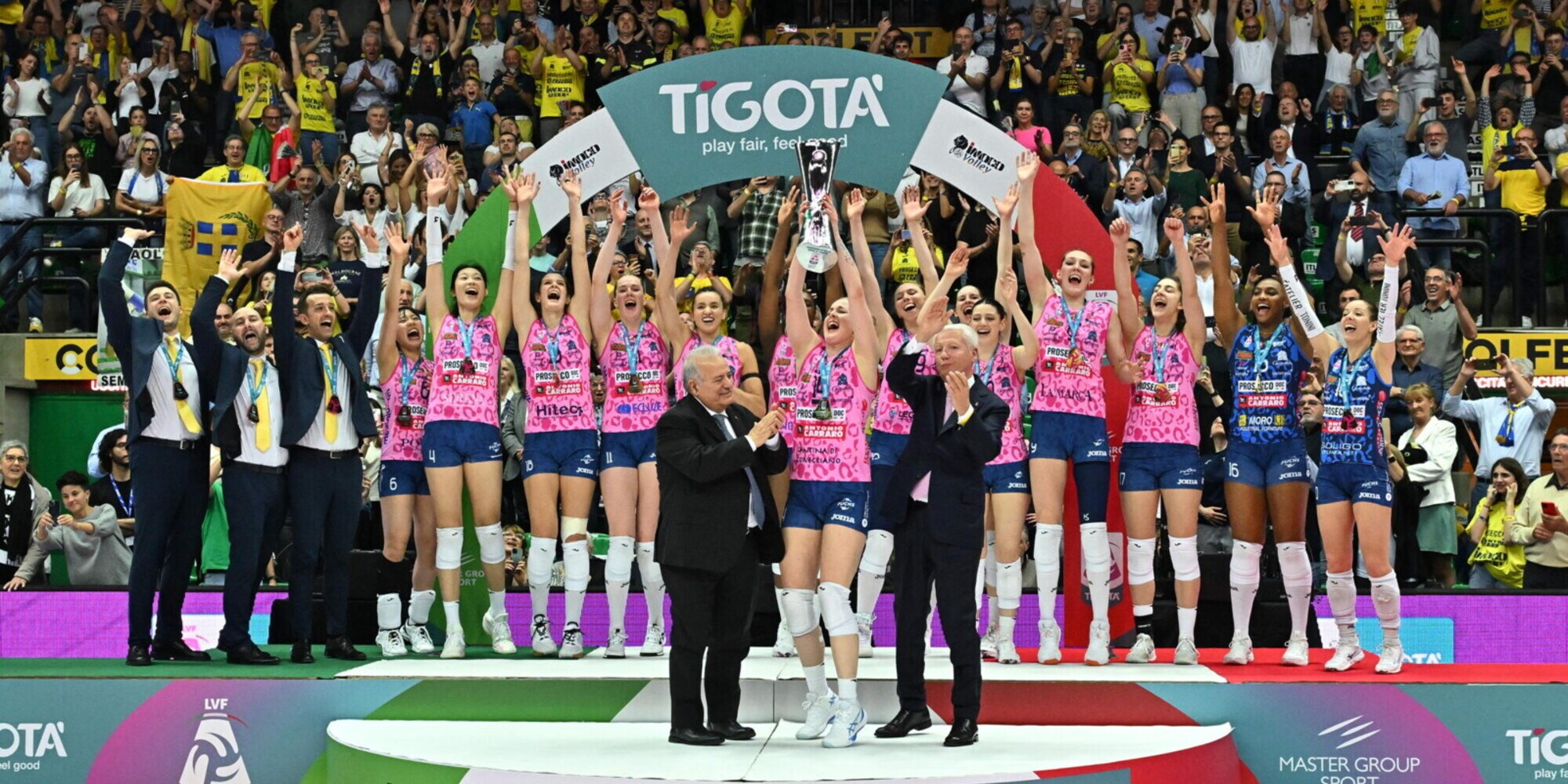 Imoco regina d'Europa, il Grande Slam è tuo