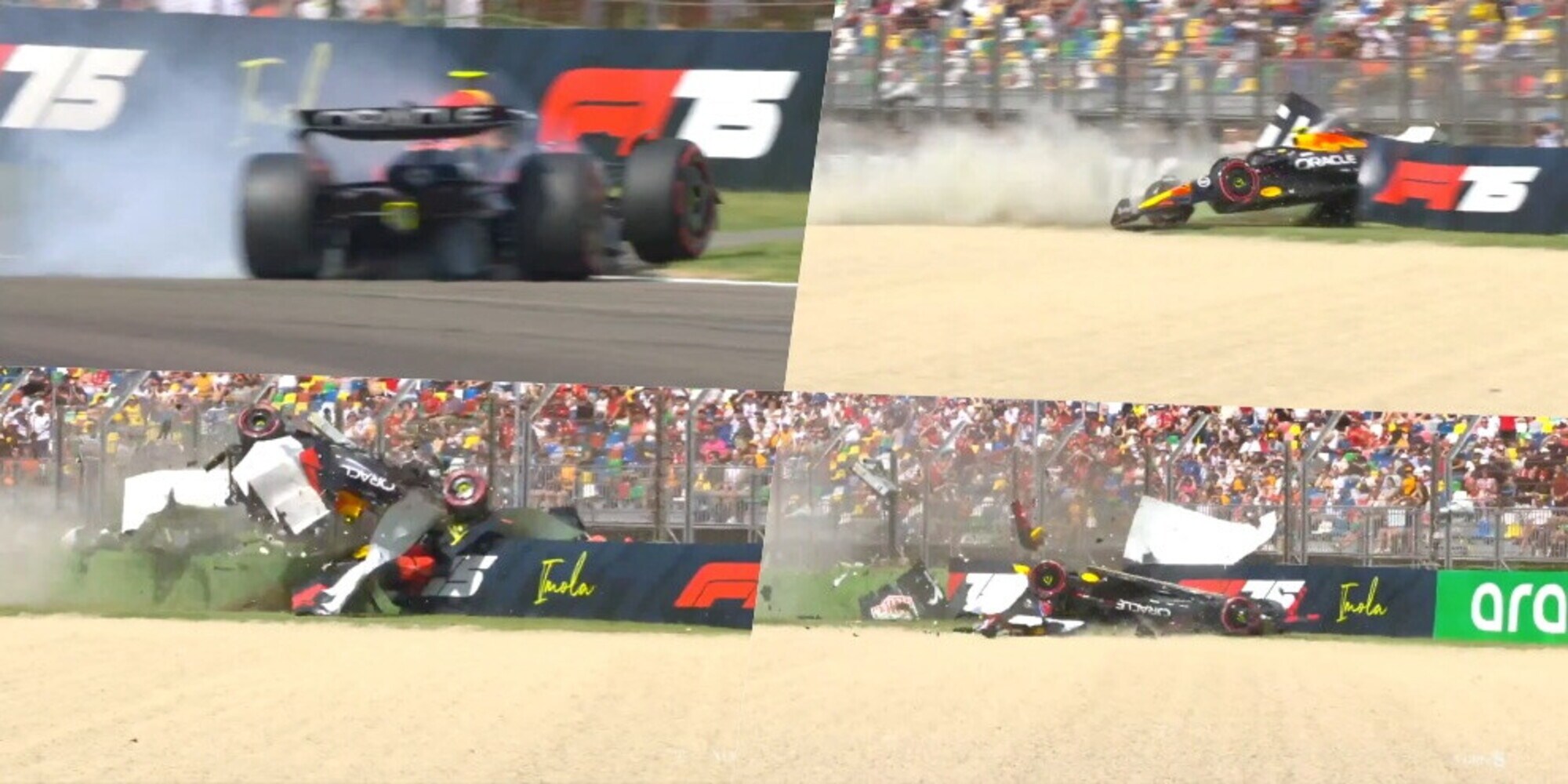 Ferrari eliminate in Q2 a Imola, Leclerc furioso. La frase al team ...