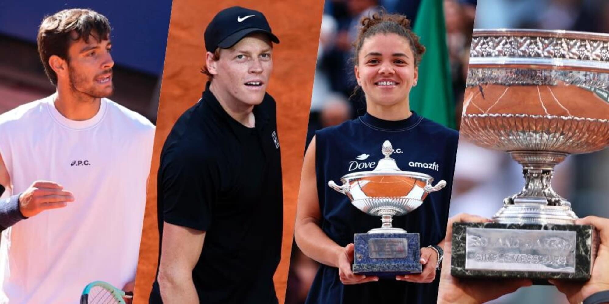 Sinner, Musetti, Paolini al Roland Garros: sorteggio, tabellone e ...