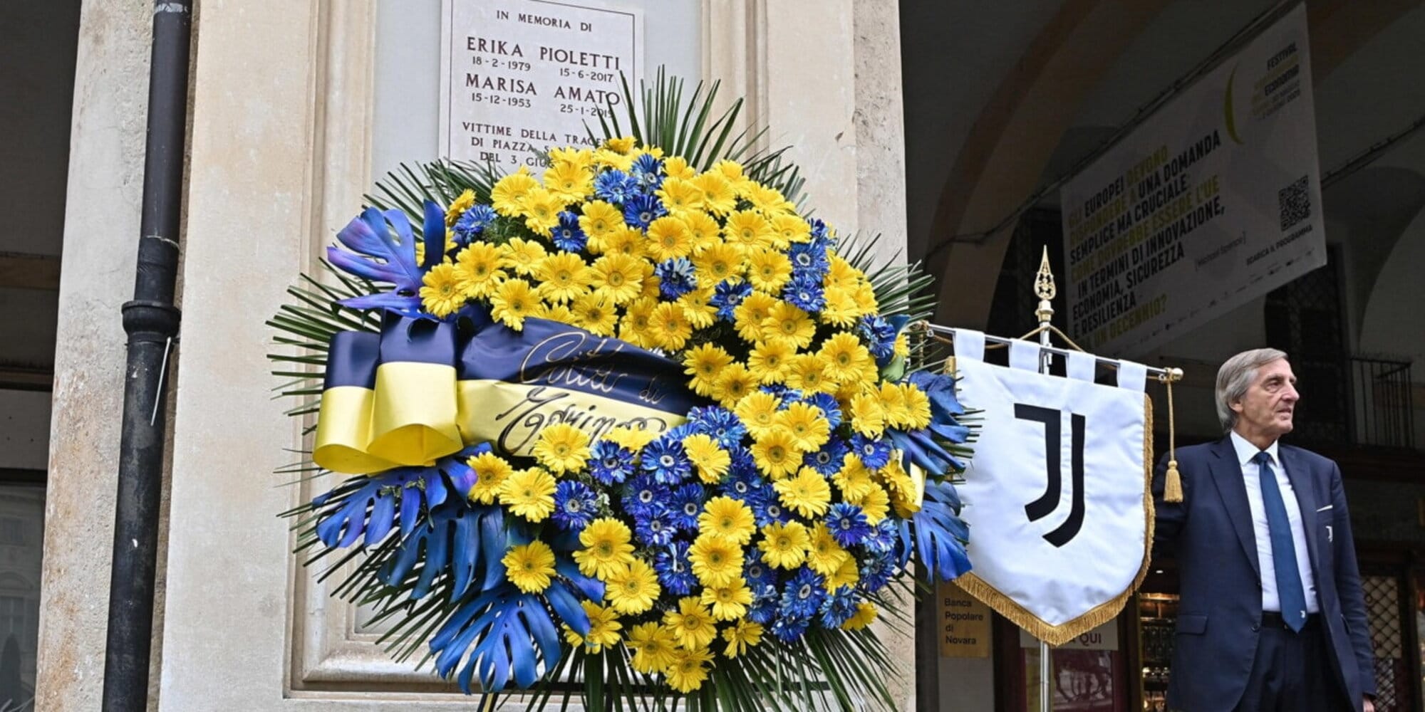 Tragedia in Piazza San Carlo, la Juventus ricorda Erika e Marisa