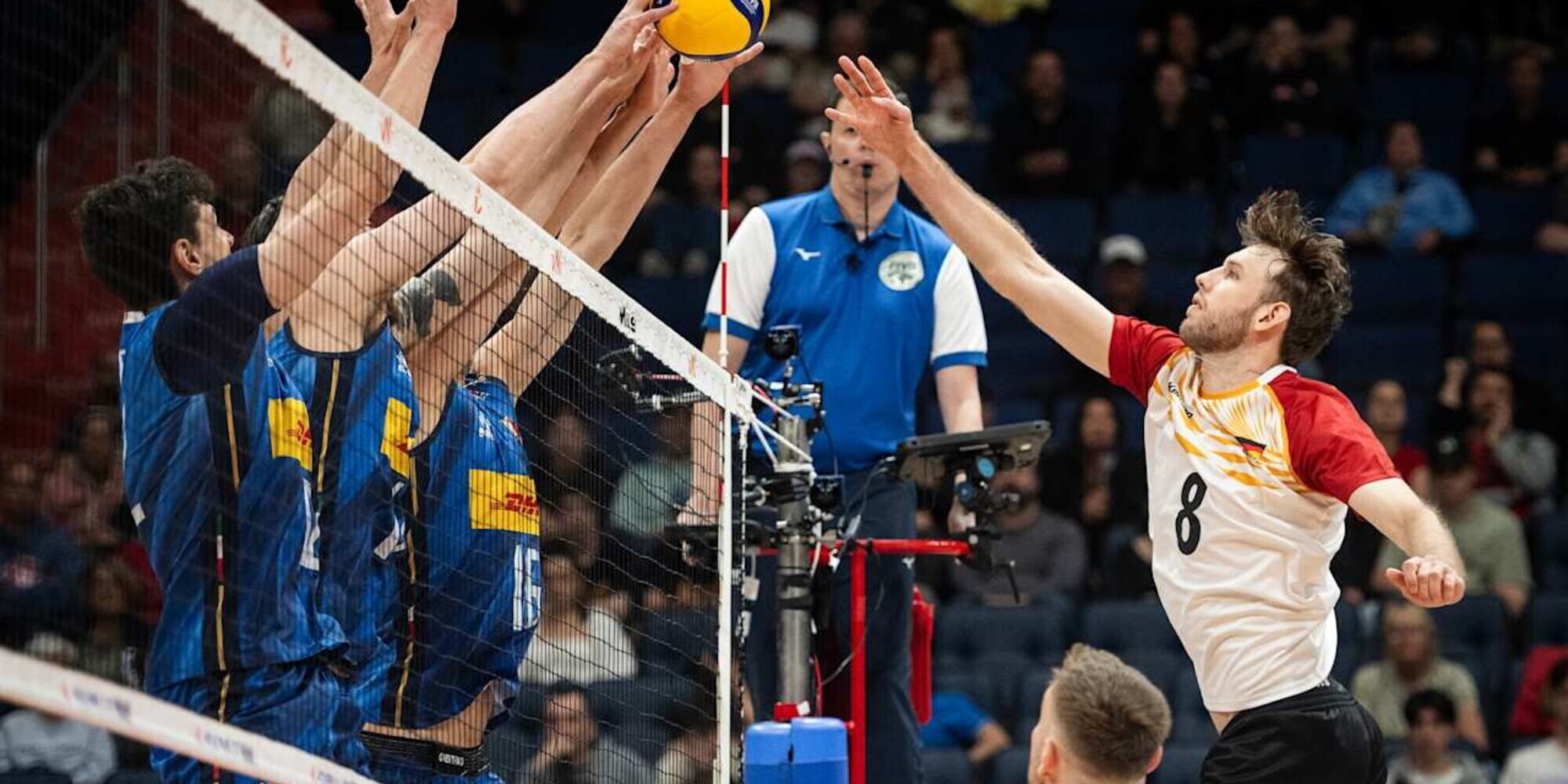 VNL: l'Italia supera la Germania al tie break