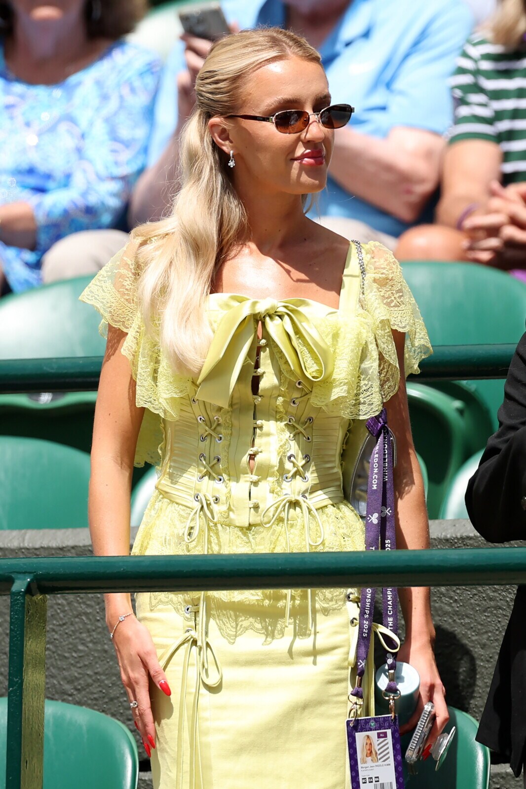 Morgan Riddle illumina Wimbledon: lady Fritz tifa Taylor con un look ...