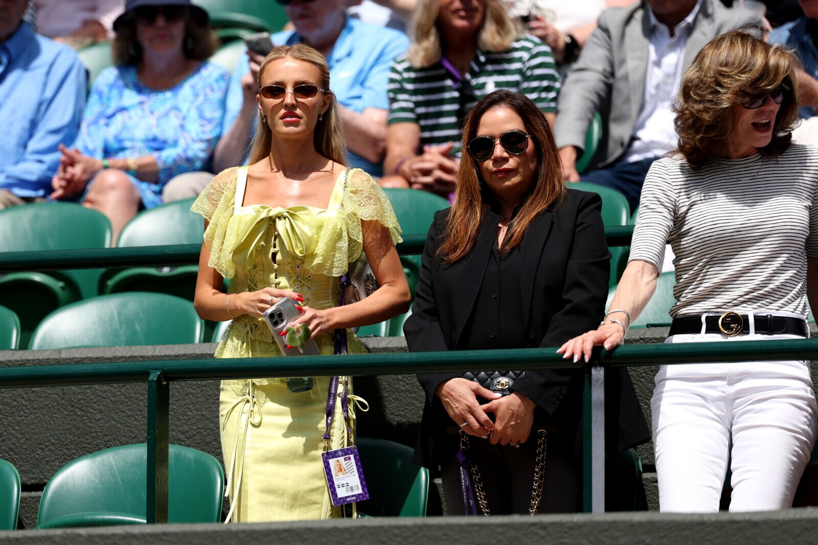 Morgan Riddle illumina Wimbledon: lady Fritz tifa Taylor con un look ...