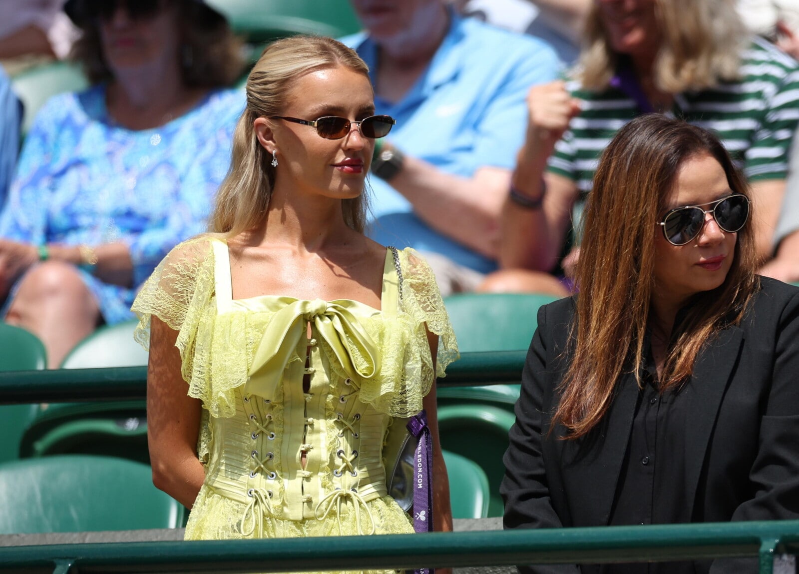 Morgan Riddle illumina Wimbledon: lady Fritz tifa Taylor con un look ...