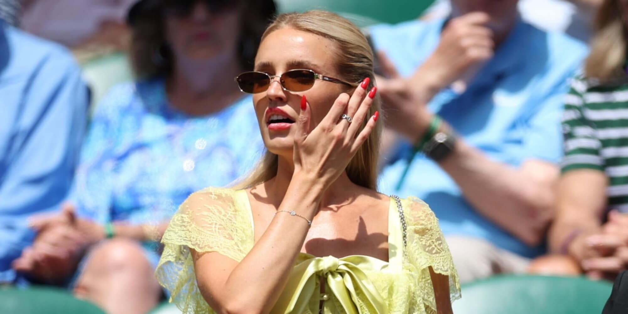 Morgan Riddle illumina Wimbledon: lady Fritz tifa Taylor con un look ...