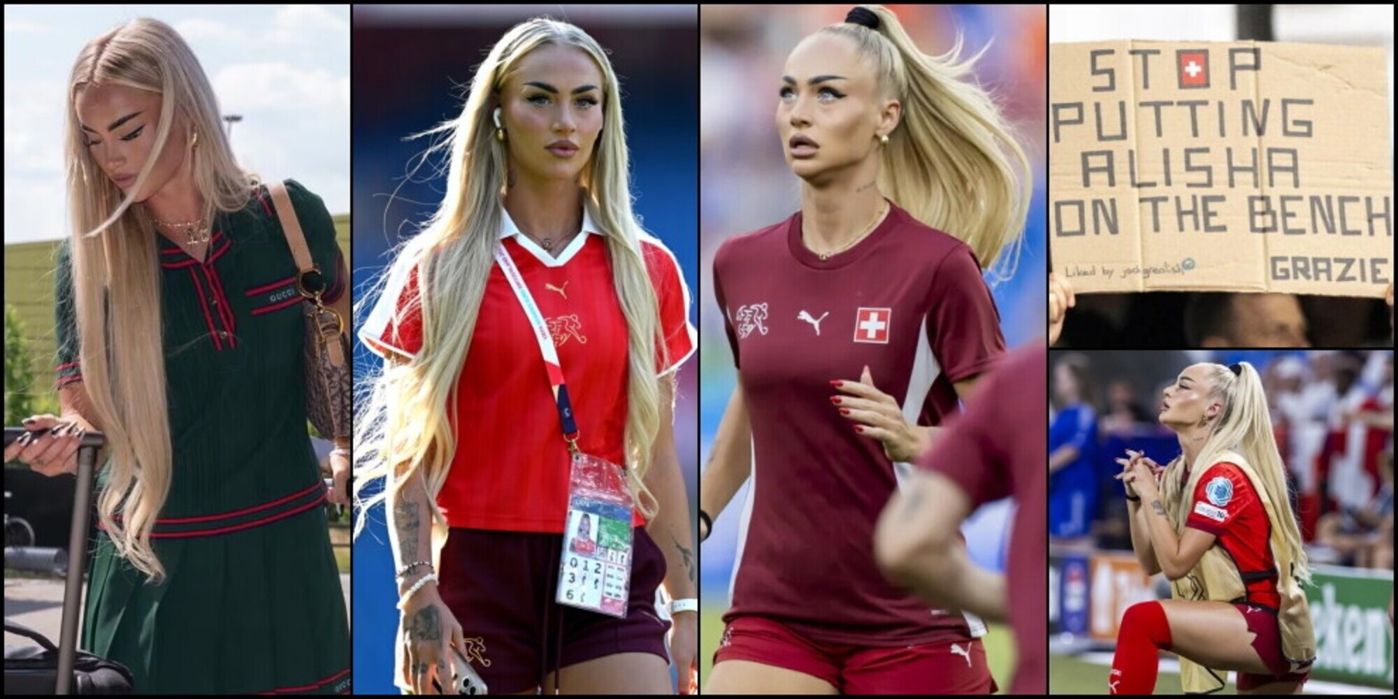 Alisha Lehmann ko 7-1 con la Svizzera, la federazione prova a ...
