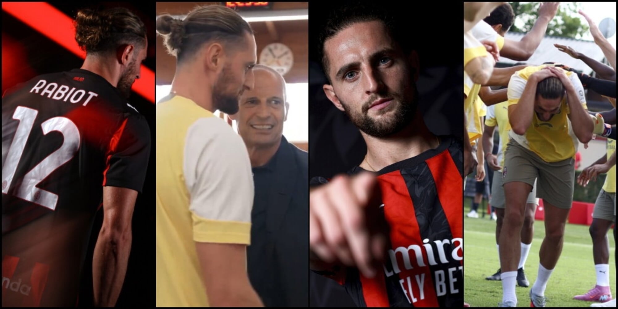 "Oh, vagabondo!": Rabiot ritrova il suo Allegri al Milan ed è subito show