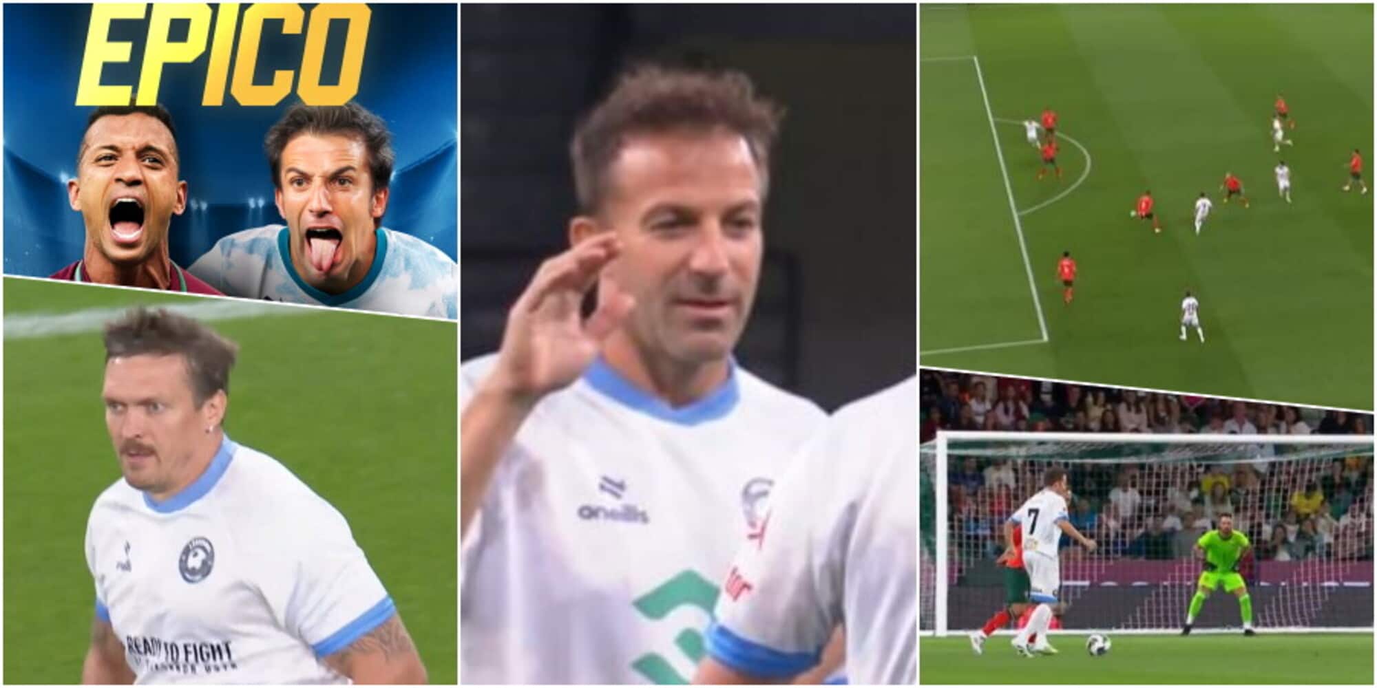 Del Piero non basta alle Legends: Alex illumina Owen ma il Portogallo ...