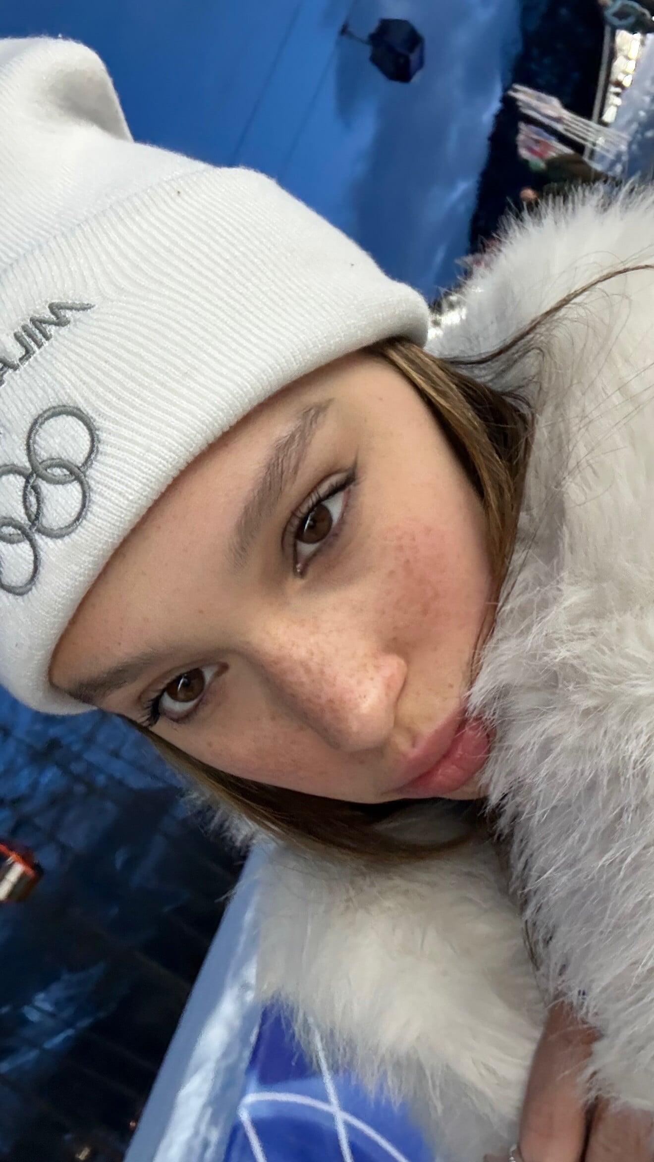 Sarah Toscano Cortina tra musica e sport: il tifo è tutto per la Brignone