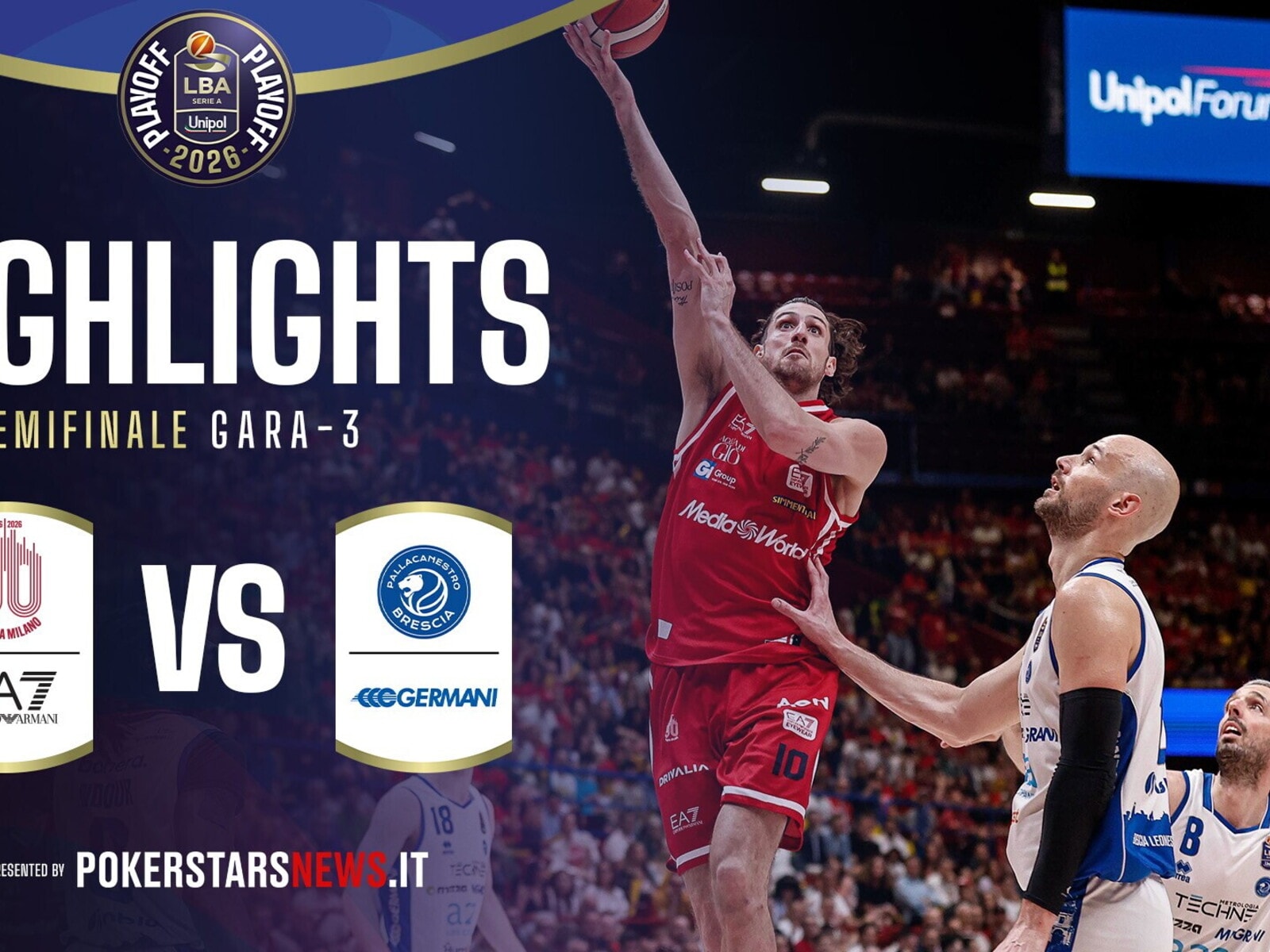 EA7 Emporio Armani Milano - Germani Brescia | PokerstarsNews Highlights ...