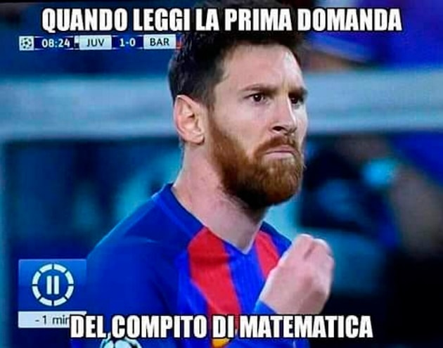 In attesa di Barcellona-Juventus Messi è la star...dei meme