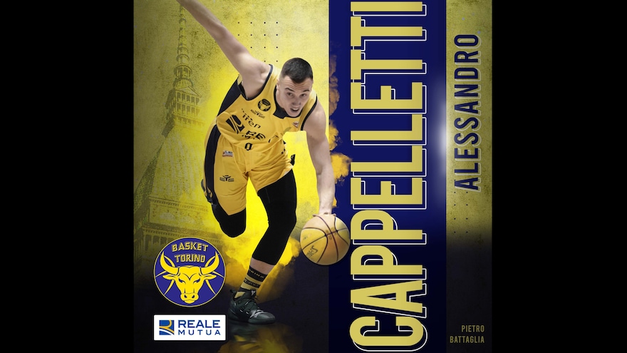 Alessandro Cappelletti rinnova con la Reale Mutua Basket Torino