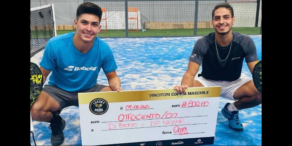 Padel, Dip Nazar-Di Bene trionfano al Tribiano Open