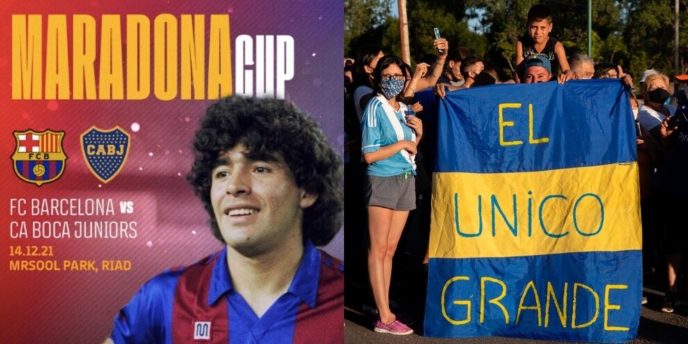 Barcellona-Boca Juniors per Diego: ufficiale la Maradona Cup
