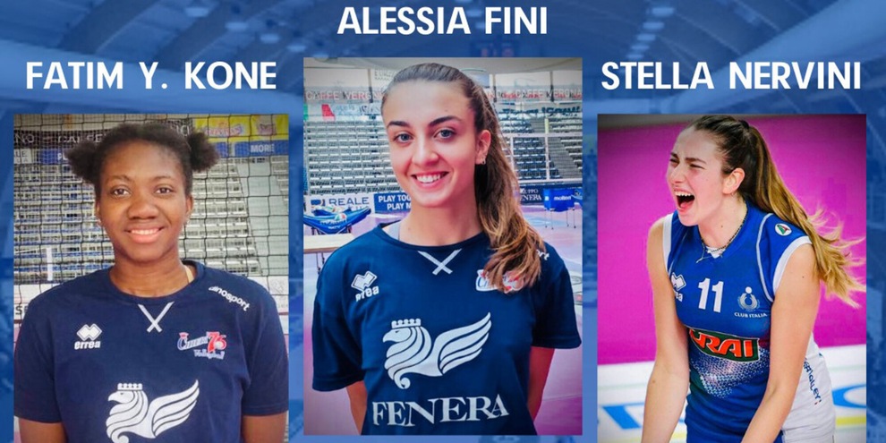 Chieri ’76 completa il roster con Fatim Kone, Stella Nervini e Alessia Fini