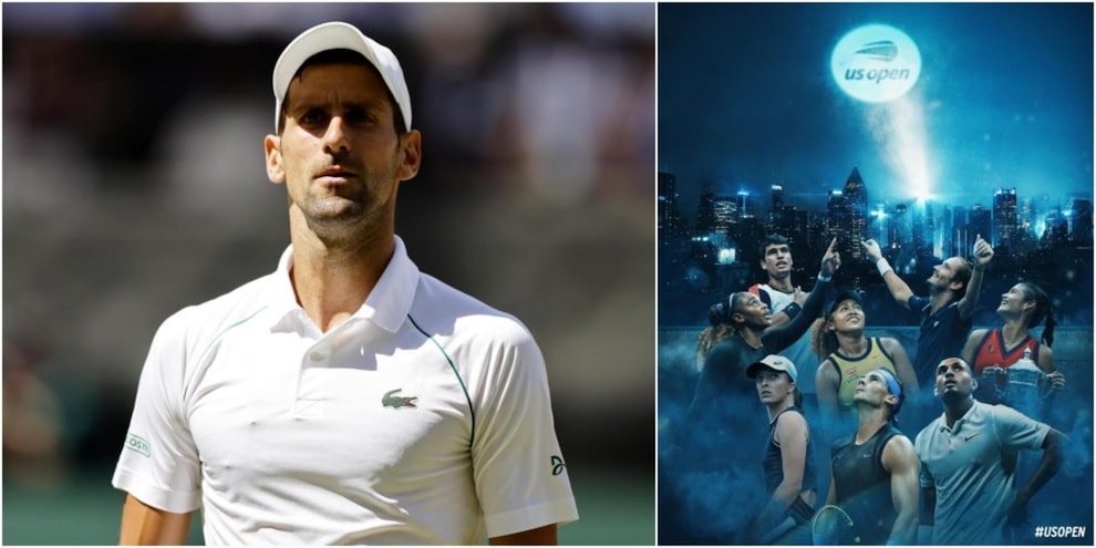 Djokovic, Us Open più lontani: non compare nel banner promozionale