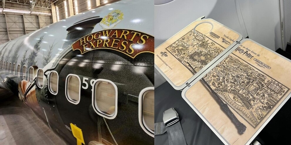 Il Boeing 373 MAX di Harry Potter in volo verso il mondo magico