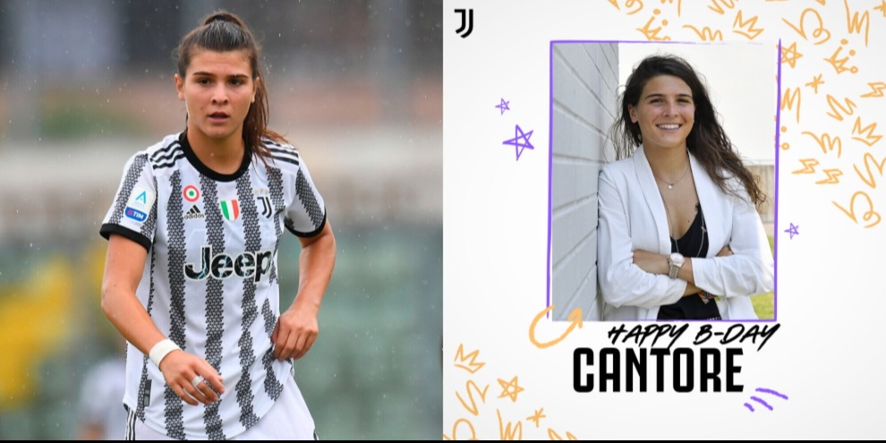 Sofia Cantore compie 23 anni: gli auguri speciali della Juve