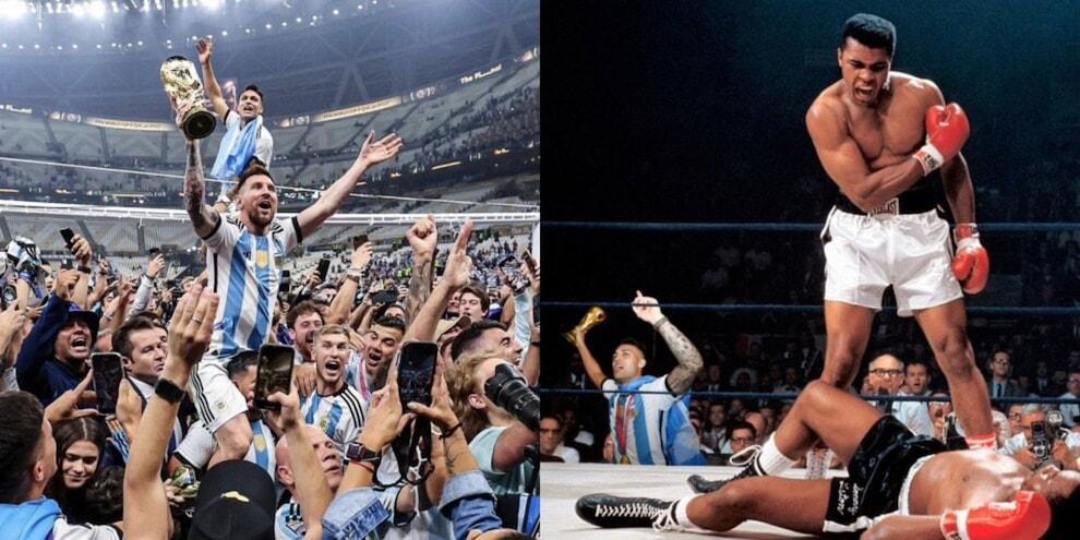 Lautaro ovunque, il photobombing a Messi diventa virale FOTO