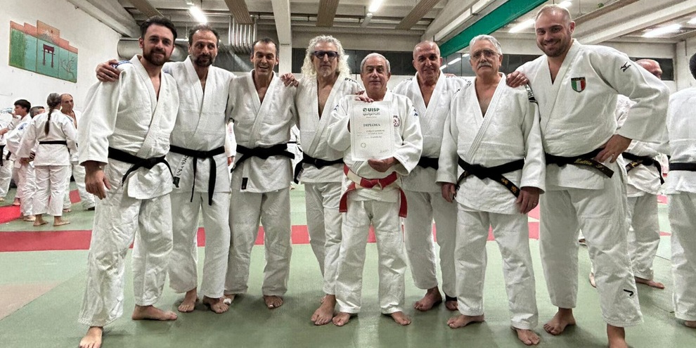 Judo: premiato con il VII DAN il Maestro Enrico D’Abbene