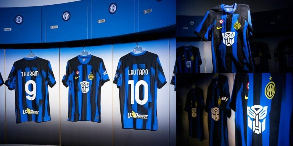 Inter in formato Transformers: ecco la maglia speciale